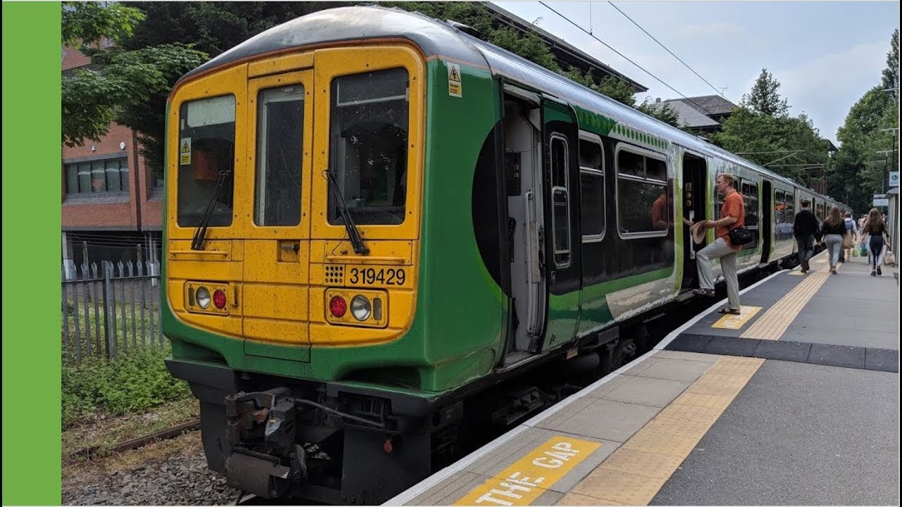 LNWR Class 319 arrives at St Albans Abbey 319429 - YouTube
