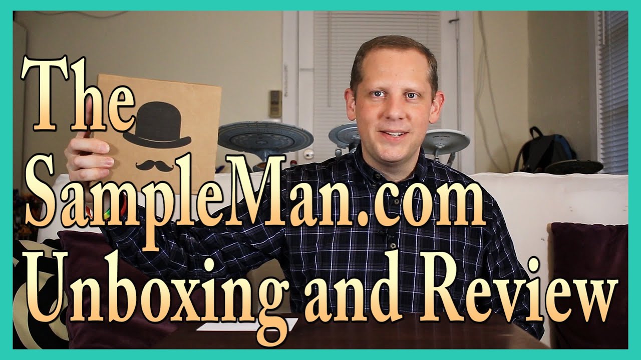 The Sample Man Mens Subscription Box Unboxing and Review - YouTube