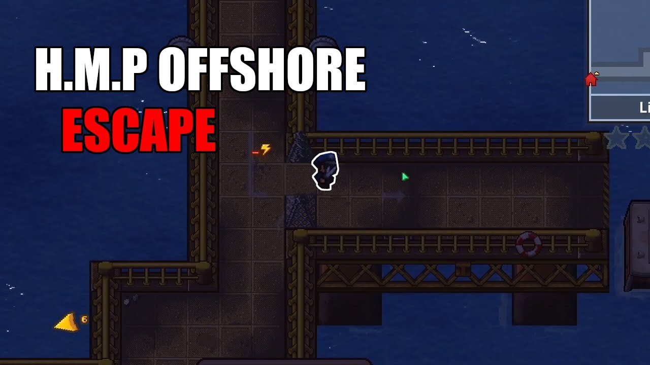 Escapists 2 H.M.P Offshore Perimeter Escape - YouTube