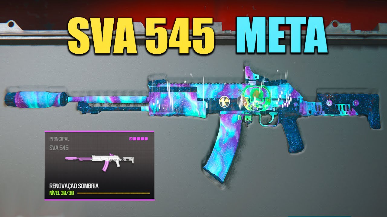 SVA 545 é *META* em WARZONE 3 ! 👑 (Melhor classe SVA 545) (23 KILLS ...
