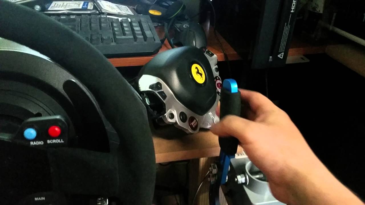 Forza 6, drift ,thrustmastet TX, sequential shifter and ebrake mod test ...