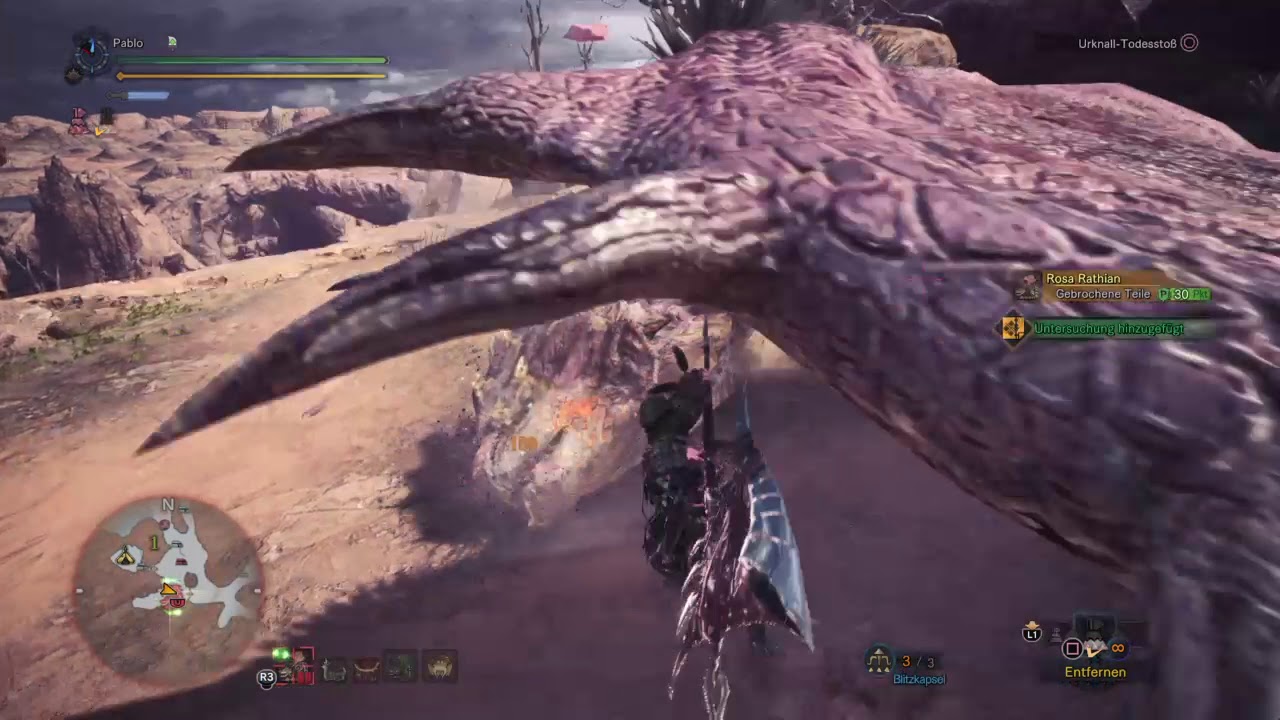 MHW Pink Rathian Hammer 3:33 - YouTube