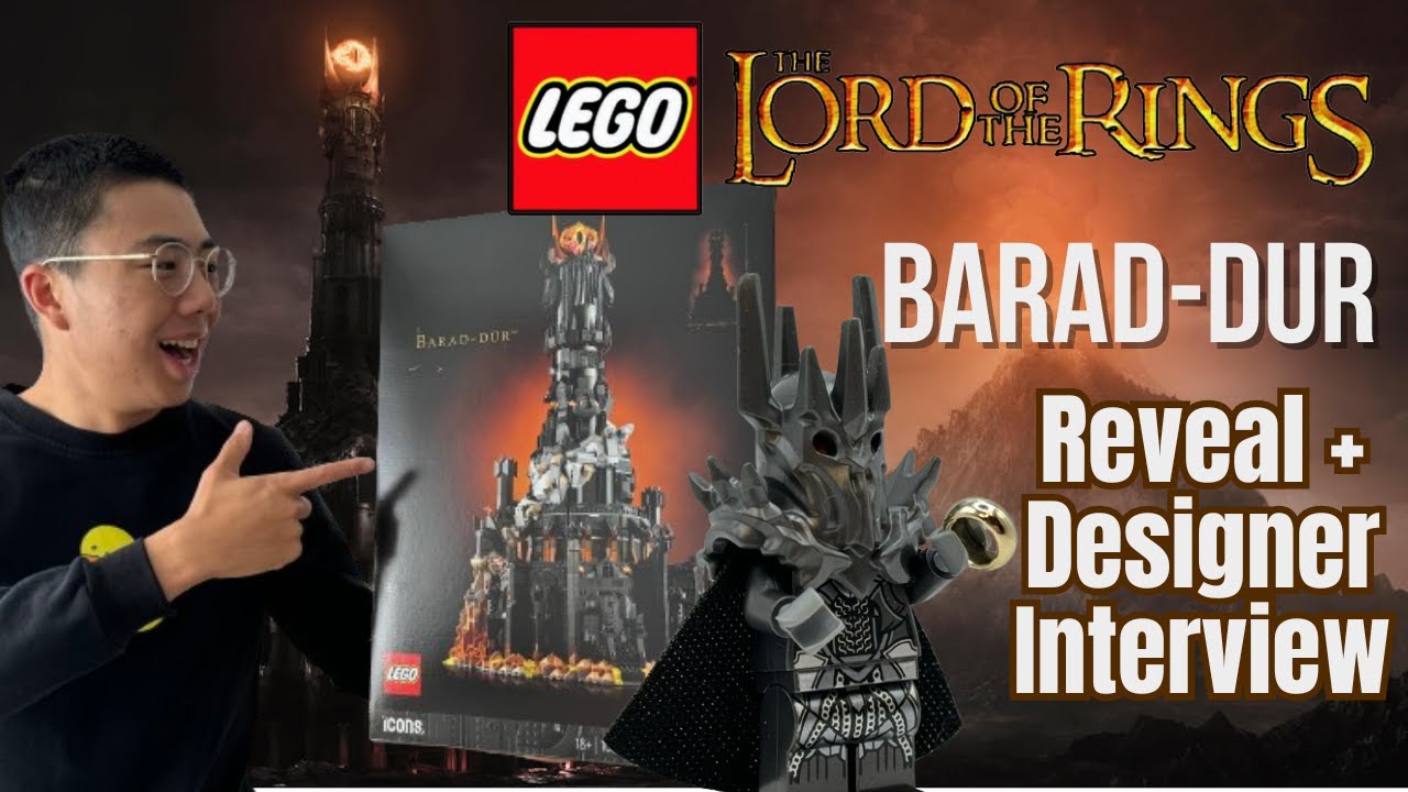 Hands-On With LEGO Lord of the Rings Barad Dur: REVEAL + Designer ...