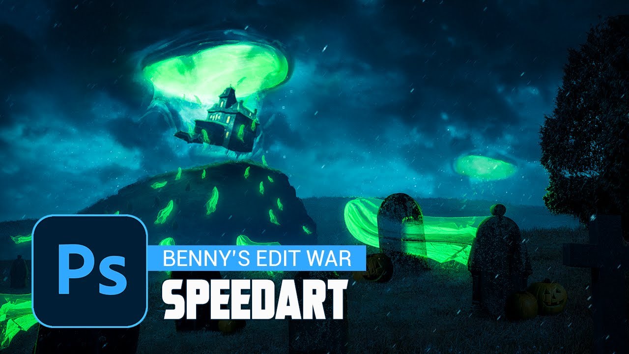 PHOTOSHOP - Entry for BENNY'S SPOOK EDIT WAR 2021 [Halloween SpeedArt ...