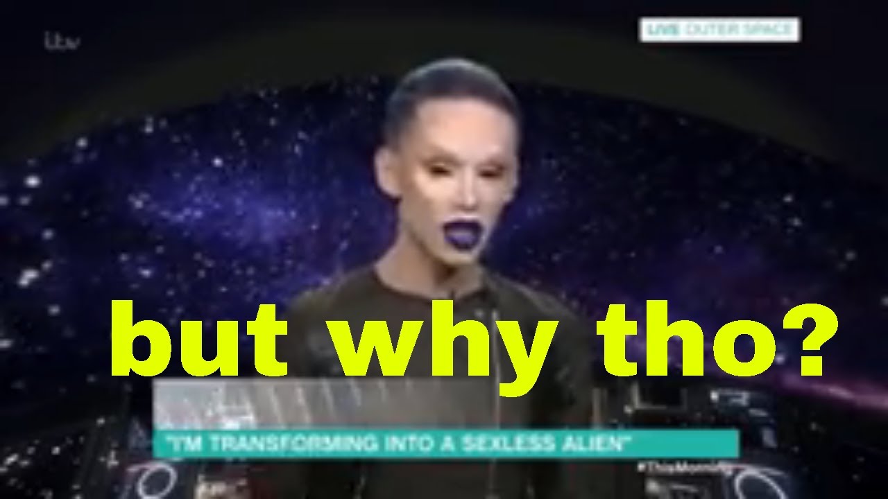 The boy who wants to be a Alien!? (plastic surgery gone wrong) - YouTube