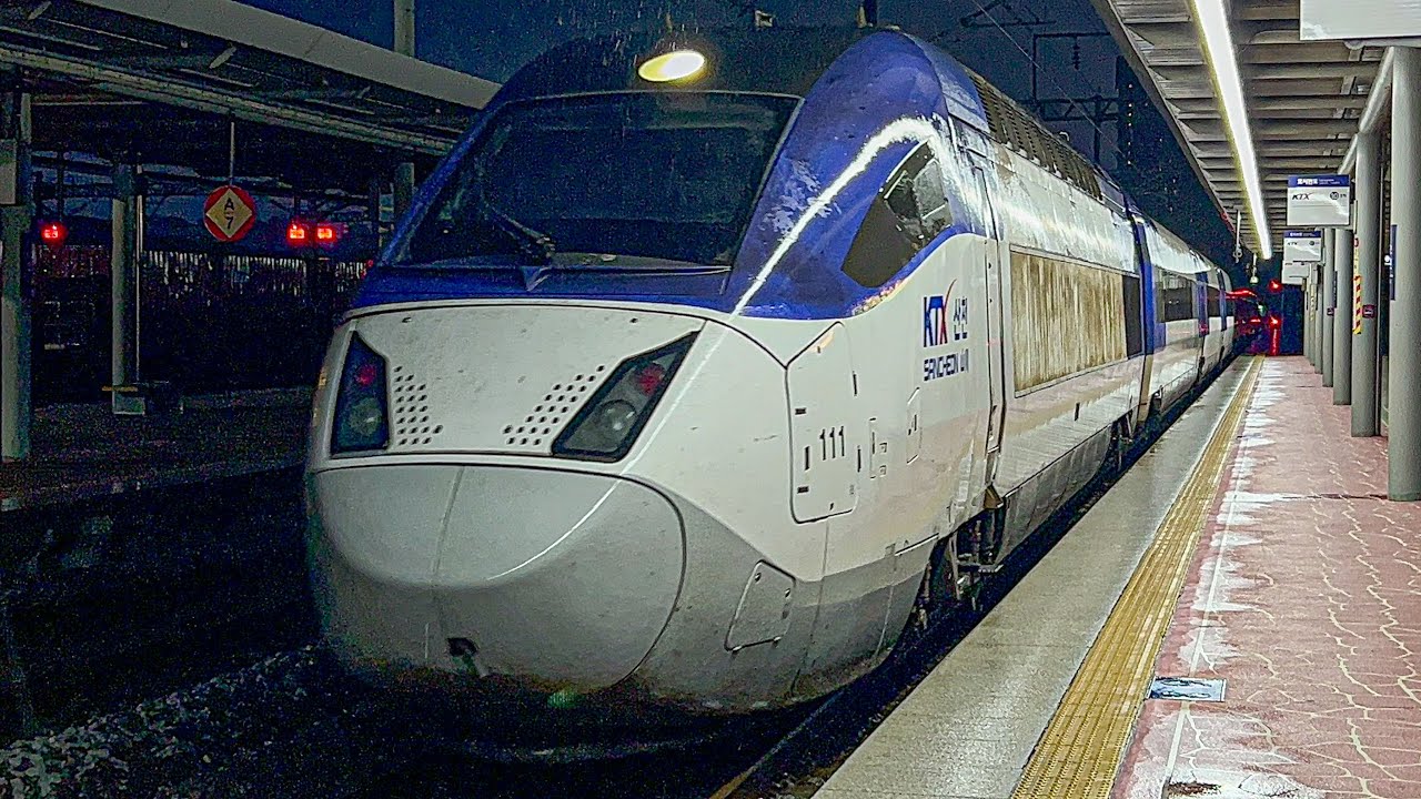 여수엑스포발 행신행 KTX-산천 502열차 순천역 도착 - YouTube