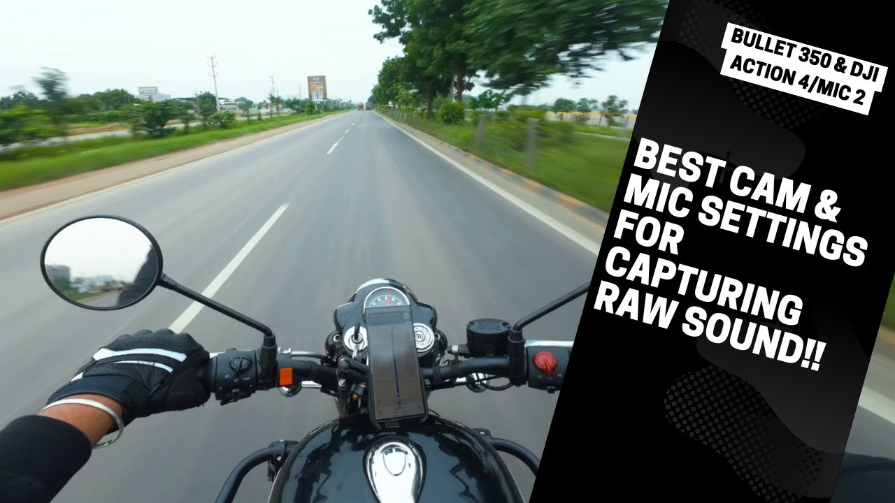 DJI ACTION 4 CAM AND MIC SETTINGS FOR BEGINNERS | RAW ONBOARD | BULLET ...