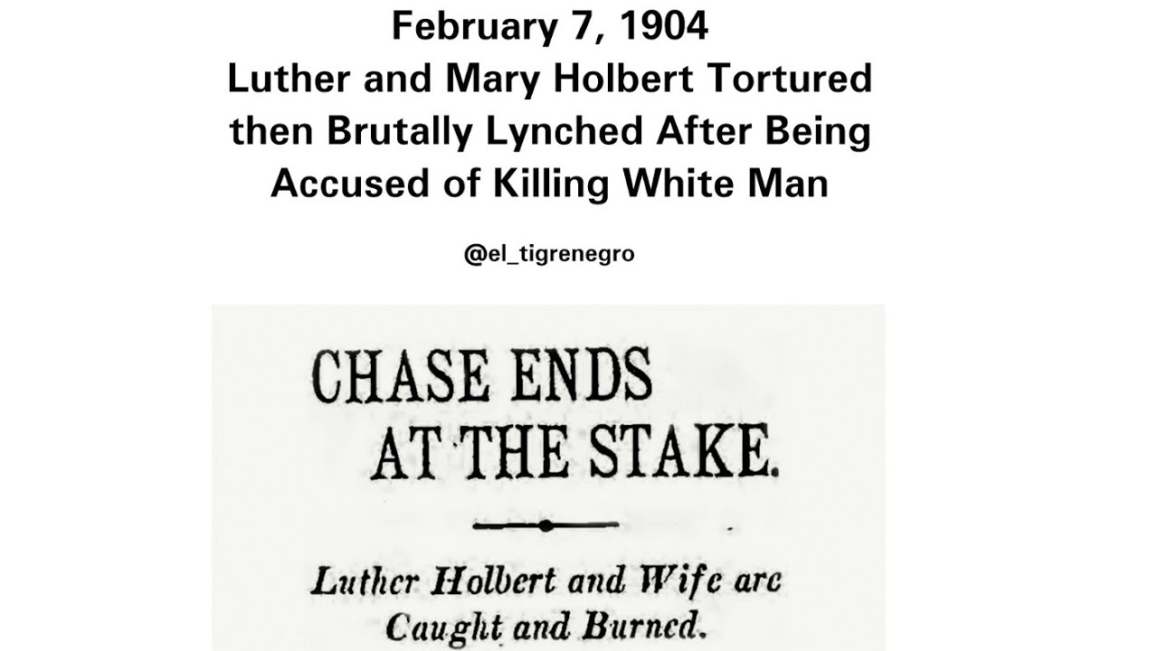 Rest in Peace Luther Holbert & Mary Holbert - YouTube