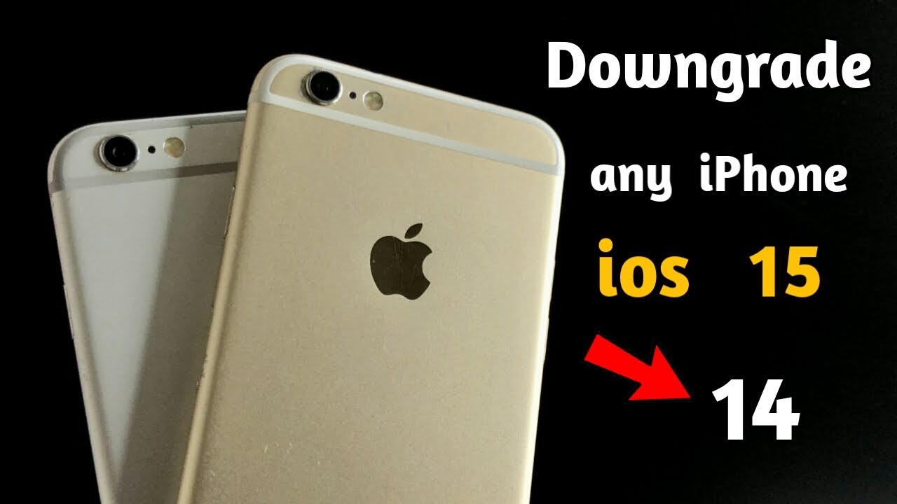 How to Downgrade any iPhone from IOS 15 to 14 without Loosing Data ...