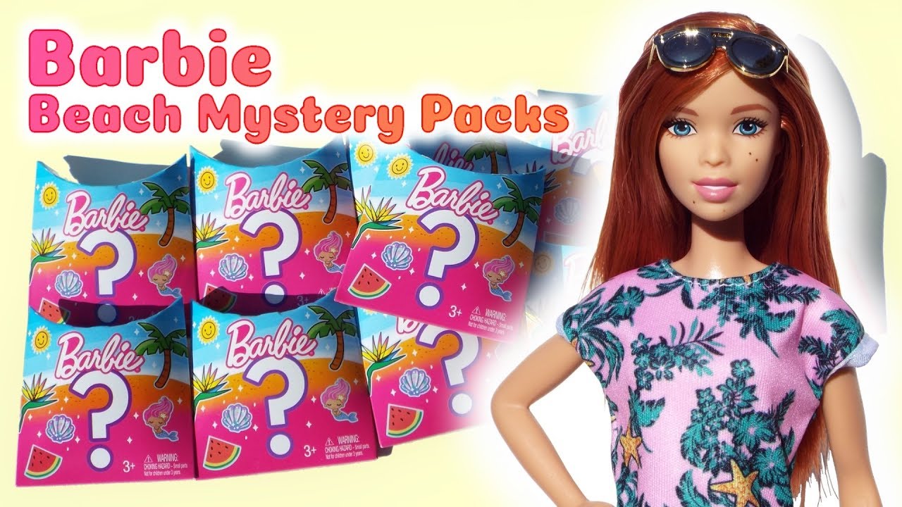 Barbie Beach Mystery Packs - YouTube