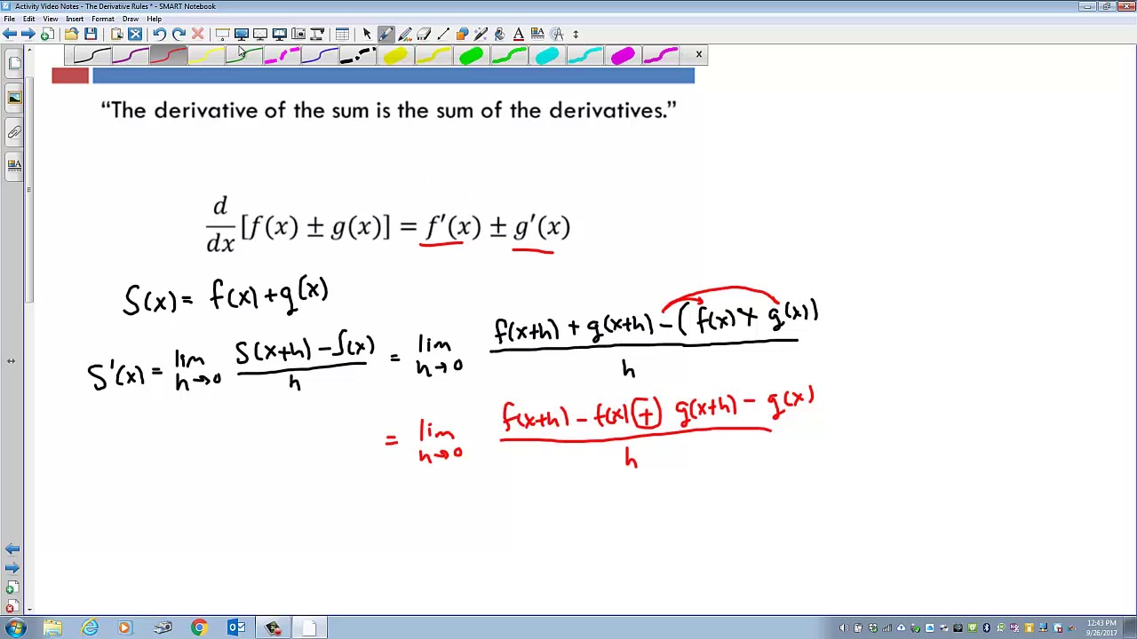 Activity - The Derivative Rules - YouTube