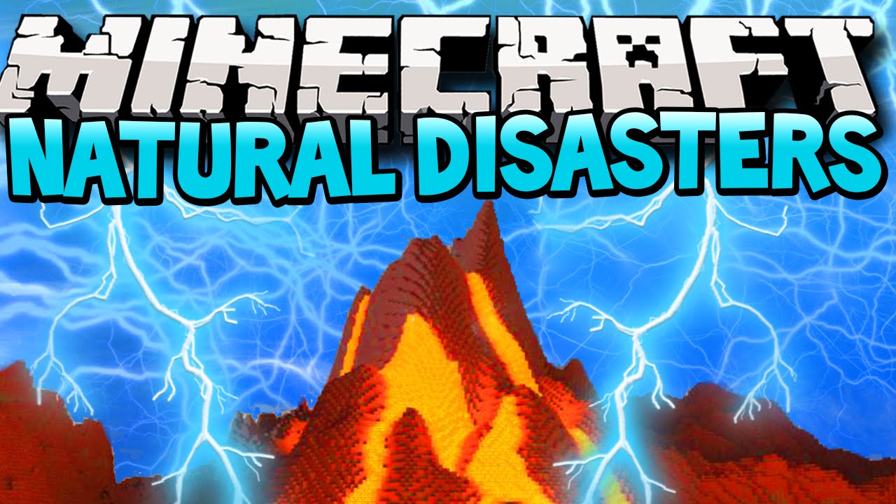 Minecraft Mods Natural Disasters! Natue Reborn Showcase! (Volcanoes in ...