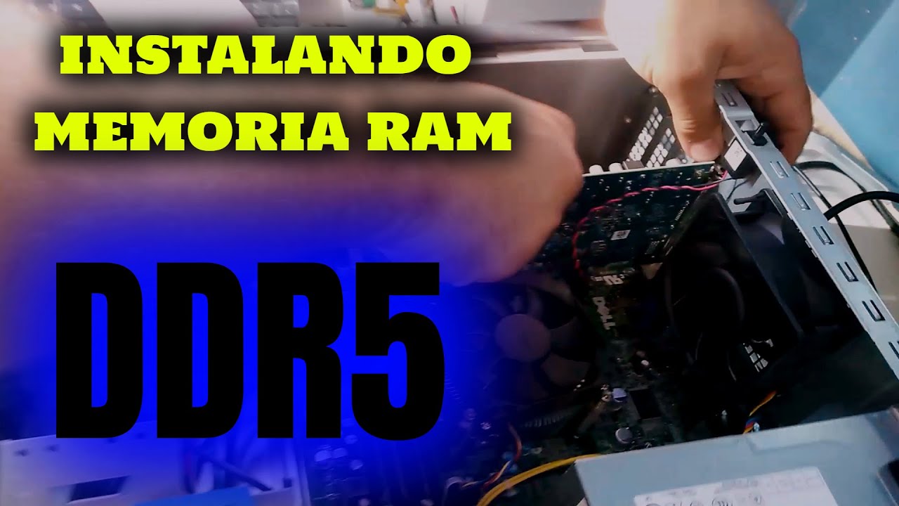Instalando tarjeta de video DDR5 de 2Gb y memoria ram de 8gb y Disco ...