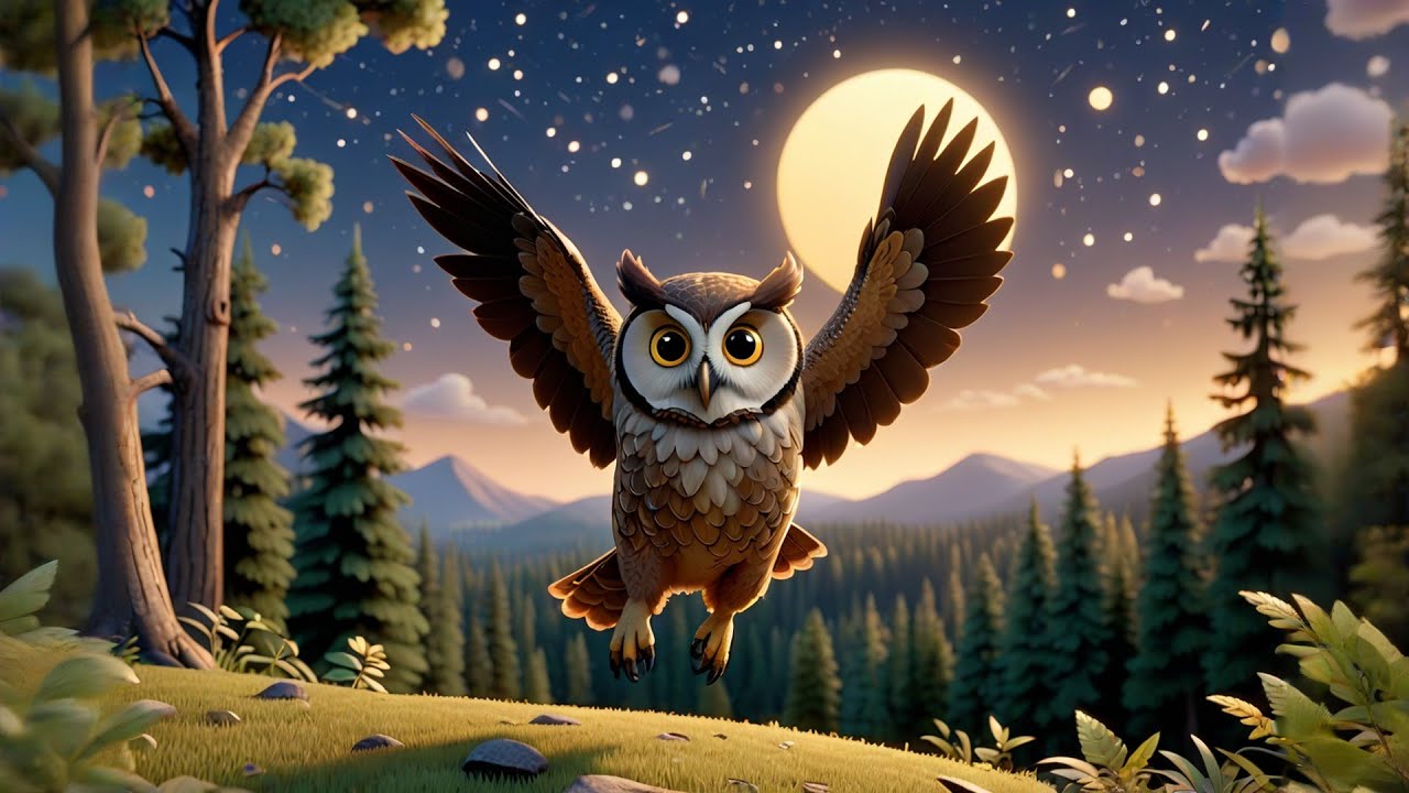 Why Is the Owl Awake at Night? 🦉🌙 | Soothing & Educational Nursery ...
