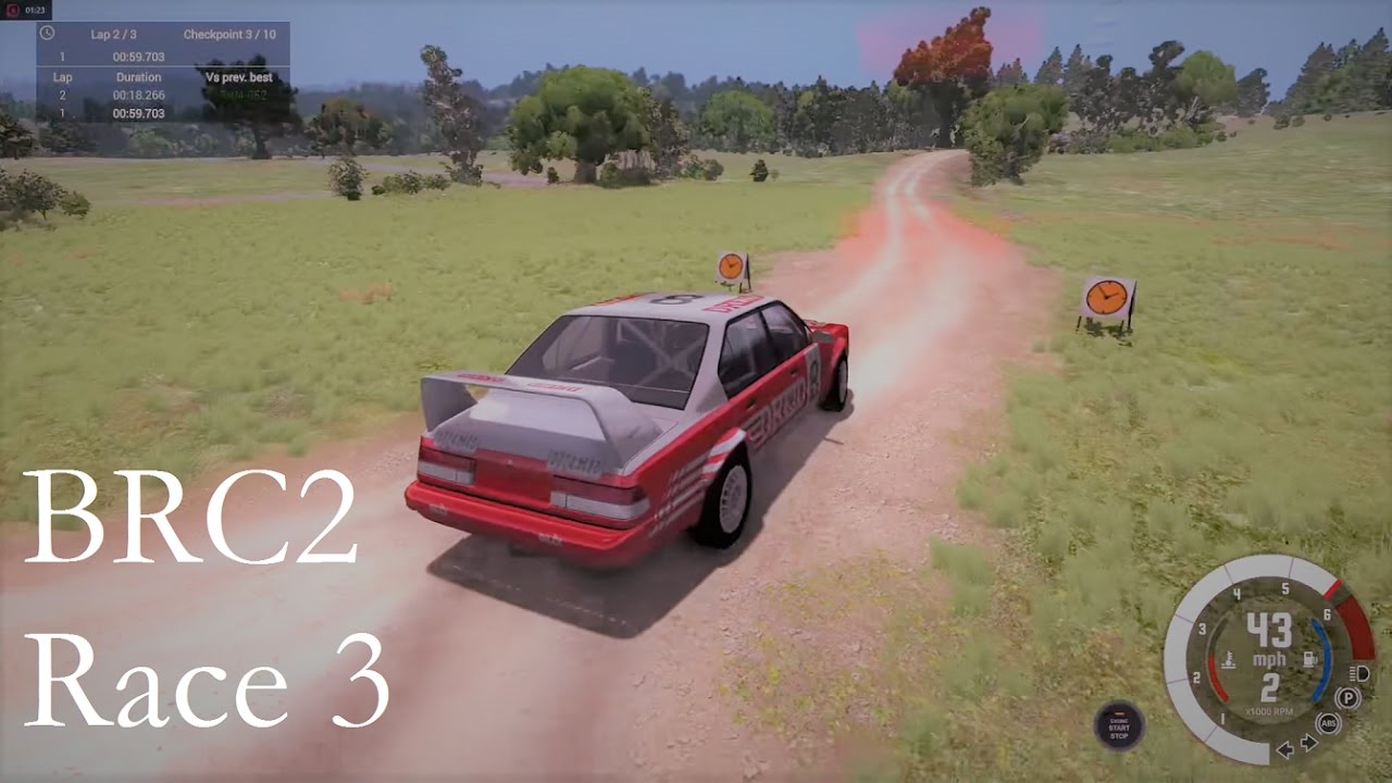 BeamNG Rally Championship 2 | 1300m Dirt Rally Circuit (East Coast USA ...