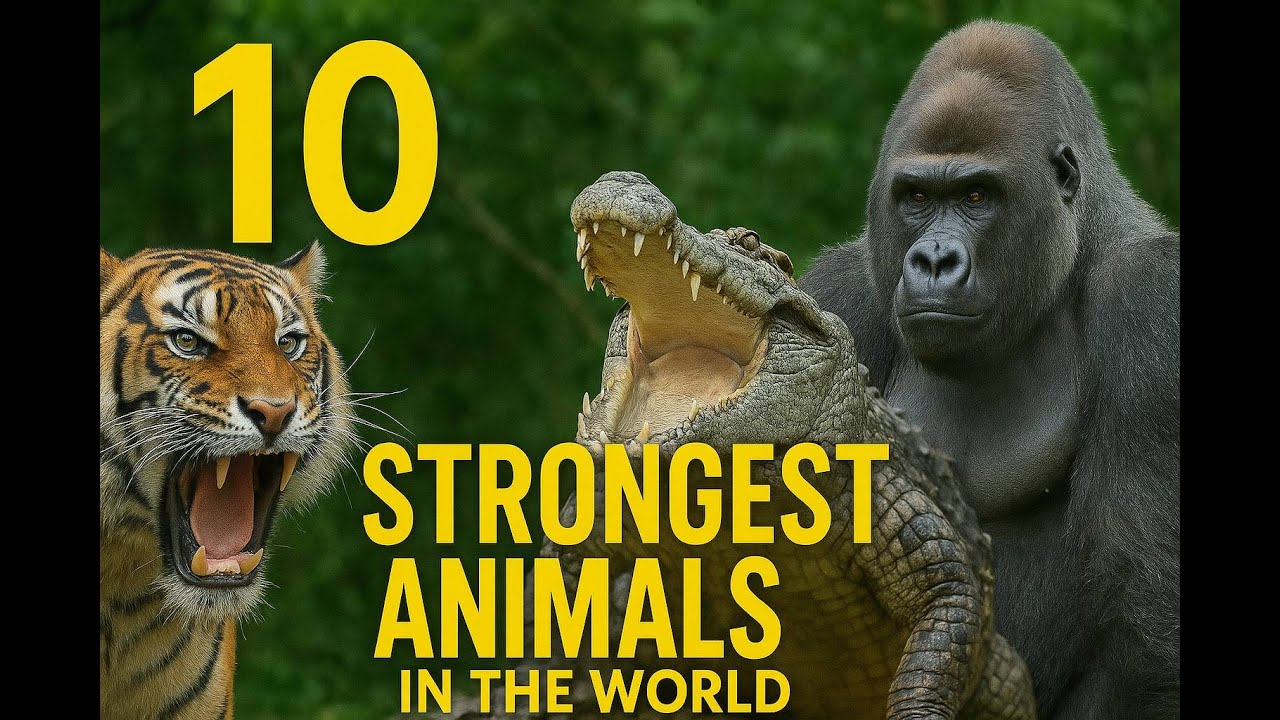 10 Strongest Animals Alive —(YOU WON'T BELIEVE IT) - YouTube