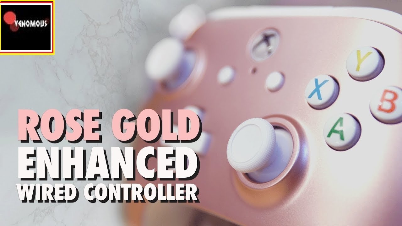 Power A Rose Gold Xbox One Controller Unboxing - YouTube