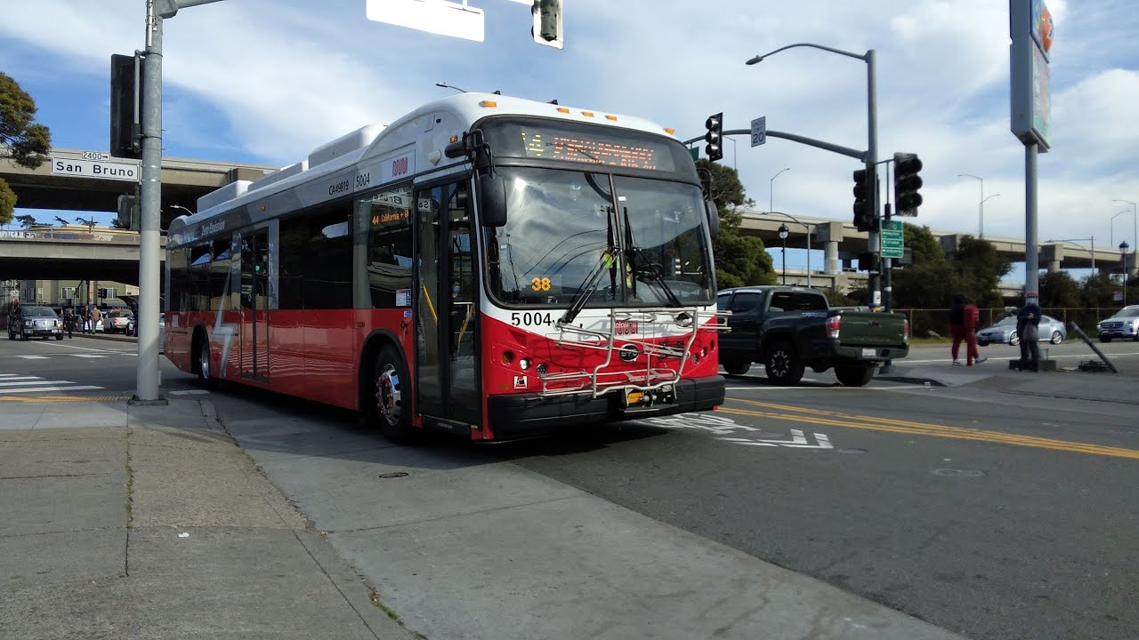 SF Muni 2021 BYD K9MD 5004 on Route 44 O'Shaughnessy - YouTube
