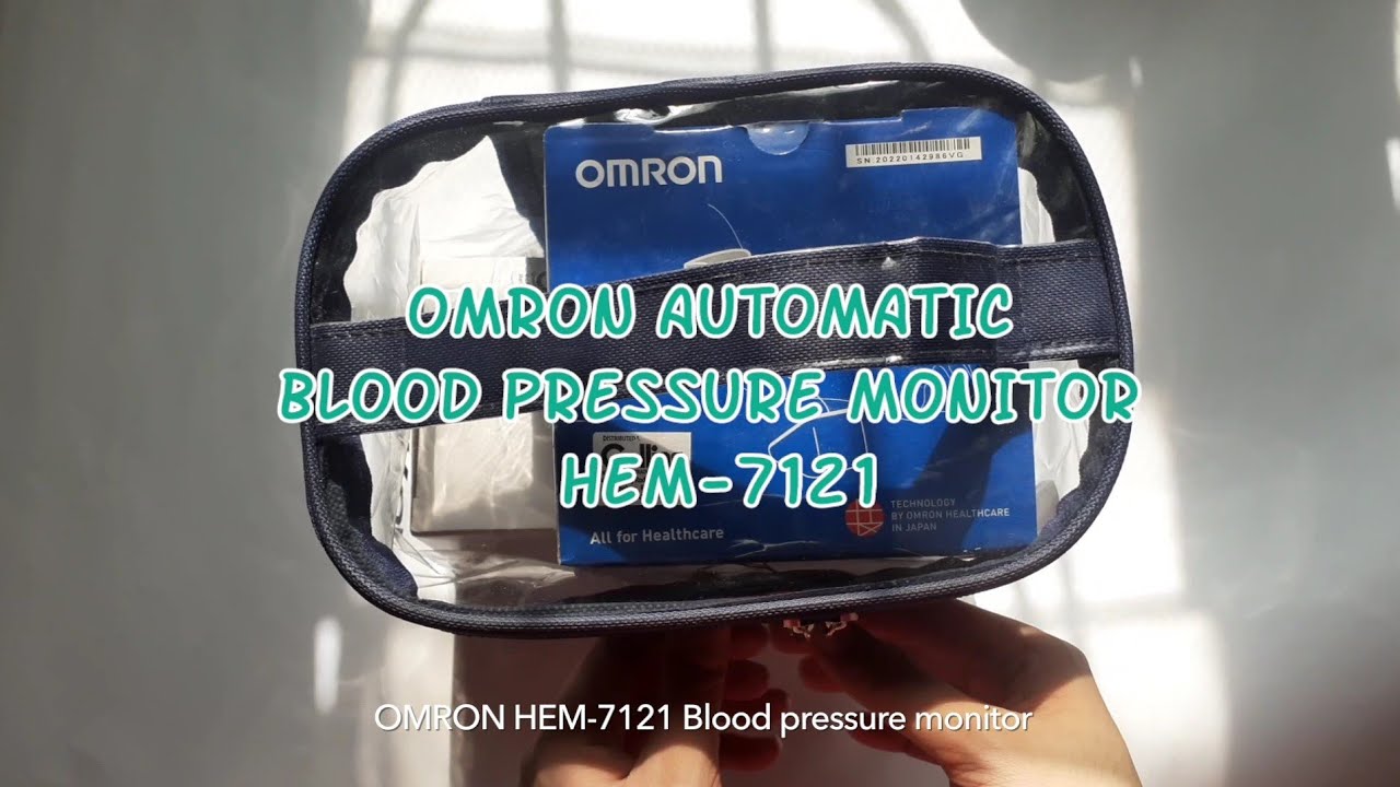Unboxing OMRON HEM-7121 Blood Pressure Monitor - YouTube