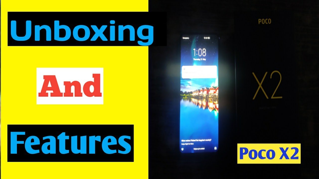Poco-X2 Unboxing and Feature - YouTube