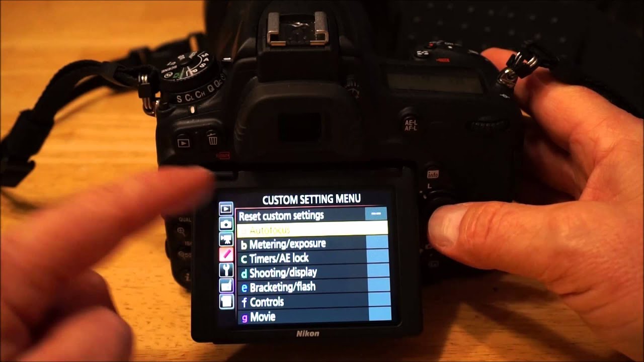 Nikon D750 Menus - My preferences - YouTube