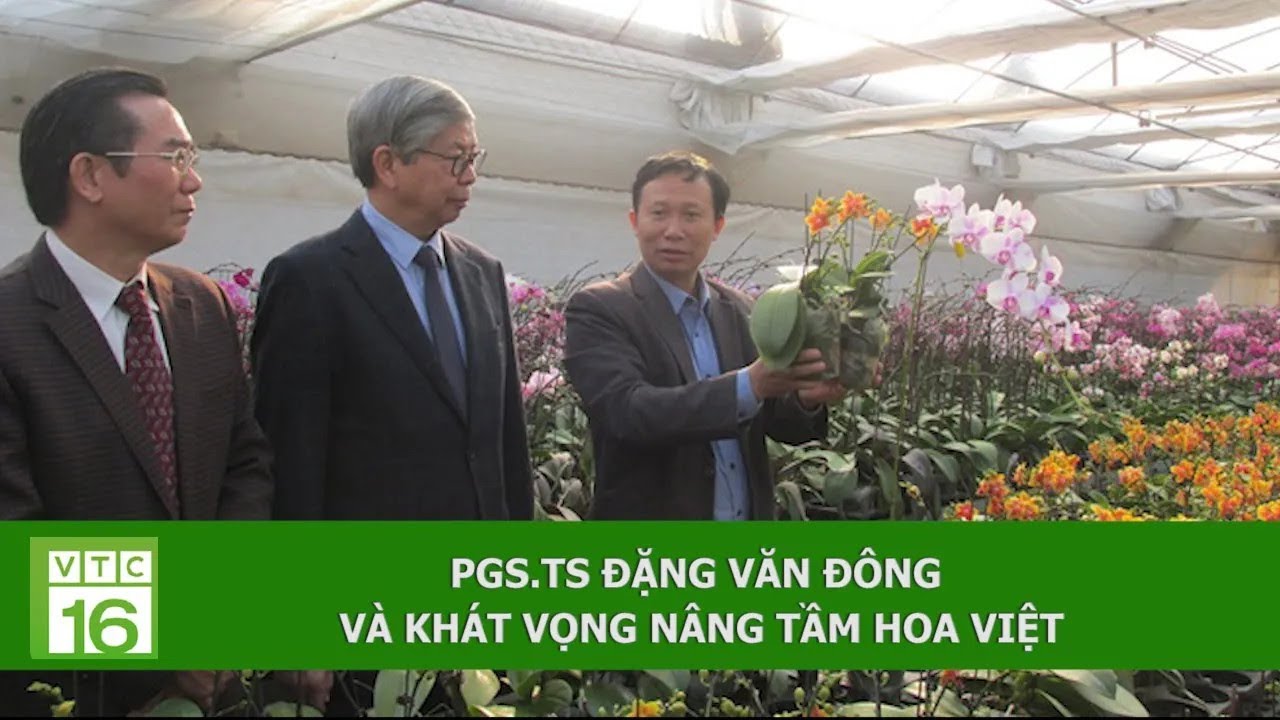 PGSTS Đặng Văn Đông và khát vọng nâng tầm hoa Việt | VTC16 - YouTube