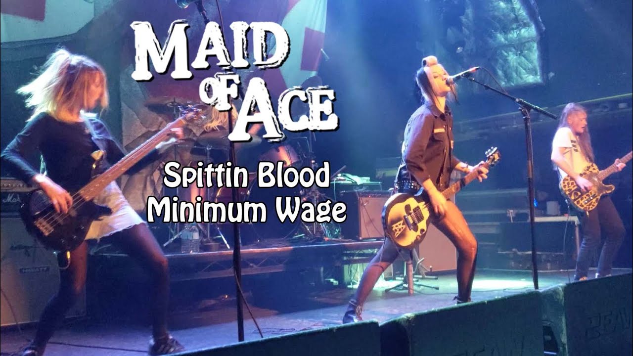 MAID OF ACE - Spittin Blood / Minimum Wage (LIVE - O2 Academy Islington ...