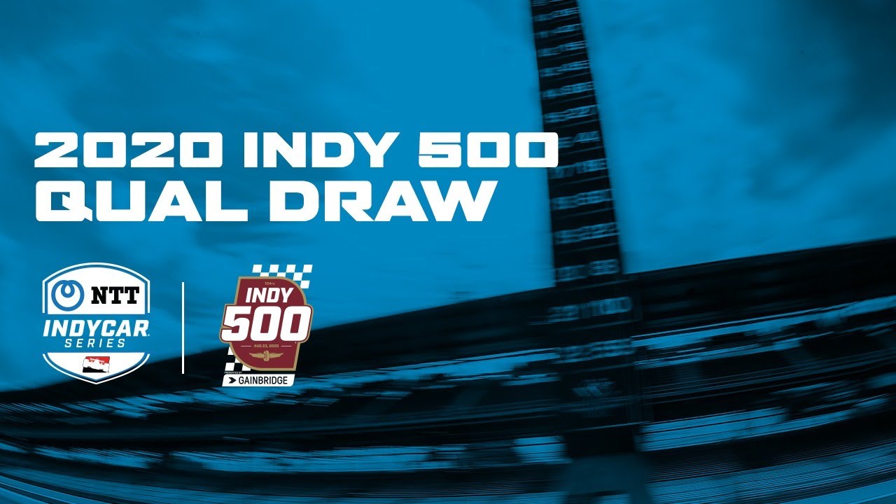Qualification Draw for the 2020 Indianapolis 500 - YouTube