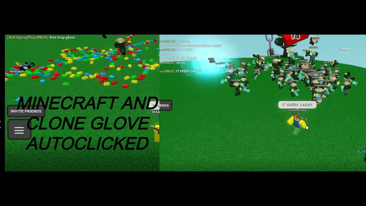 Minecraft Glove + Clone Glove With a... Autoclicker? | Roblox Slap ...