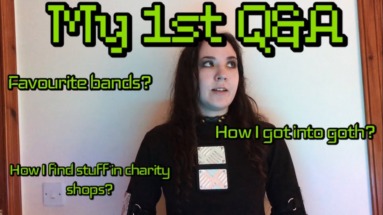 My First Q&A Video | Fave Bands, Getting into Goth & More! | Heidi ...