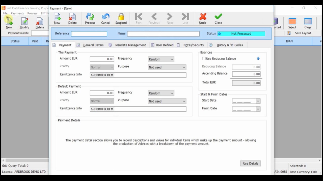 SEPA SDD - DEFT 02 - Setup Company Details - YouTube
