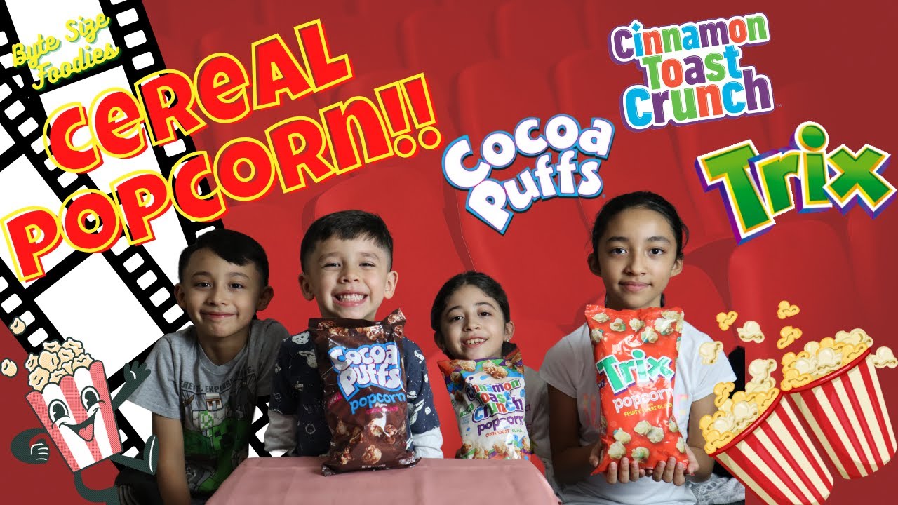 Cereal POP Popcorn!! (Kids Review) - YouTube