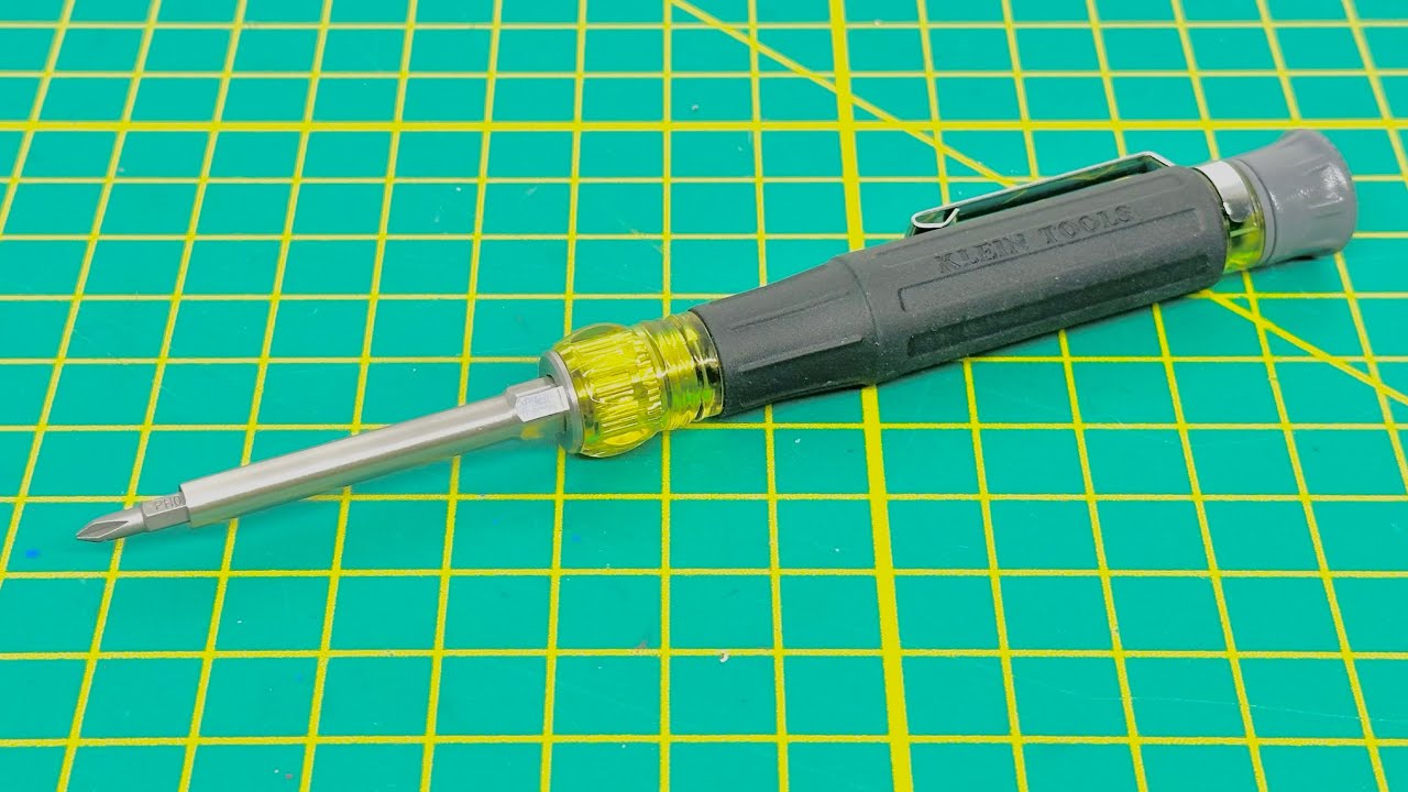 Klein Tools 32600P Pocket 13-In-1 All Purpose Screwdriver - YouTube