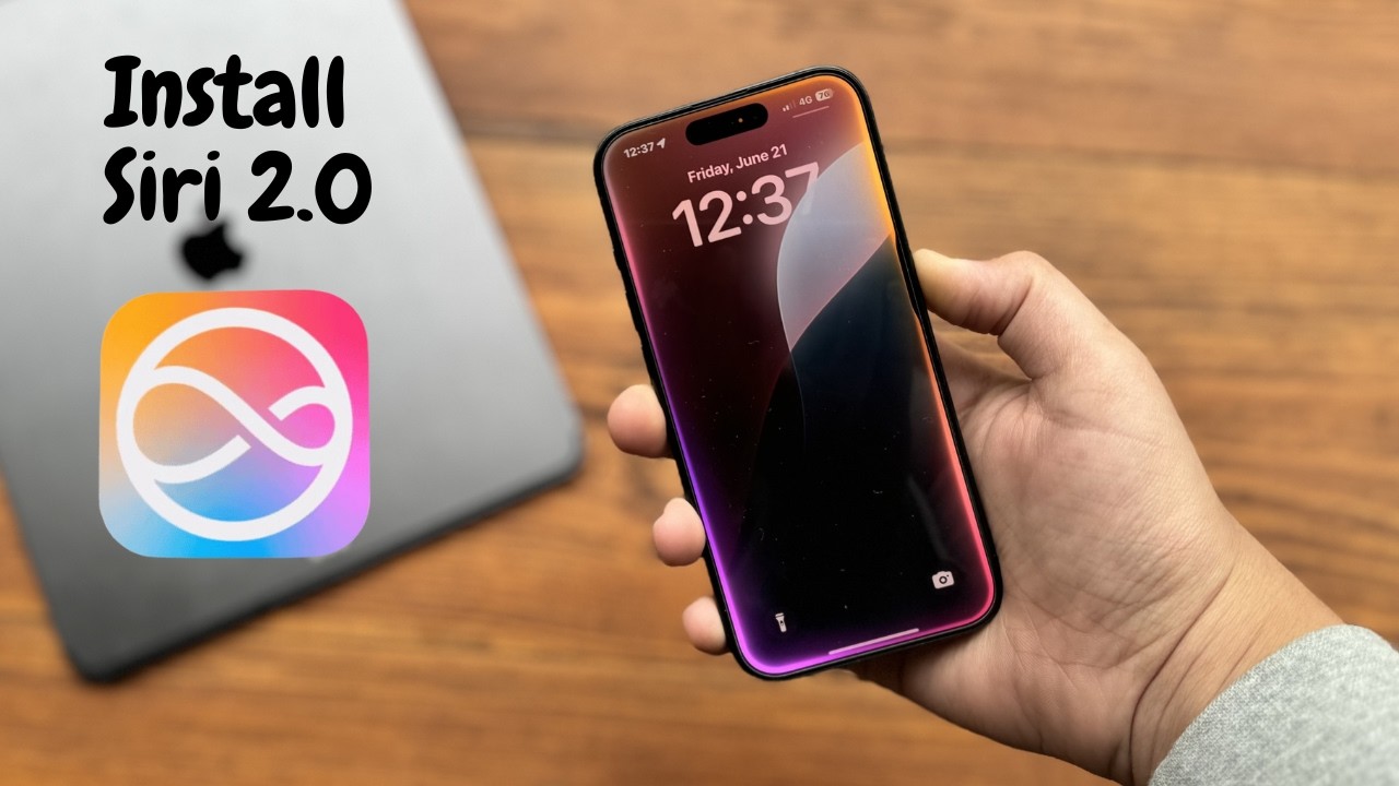 Get The New Siri Ui on ANY iPhone! - YouTube