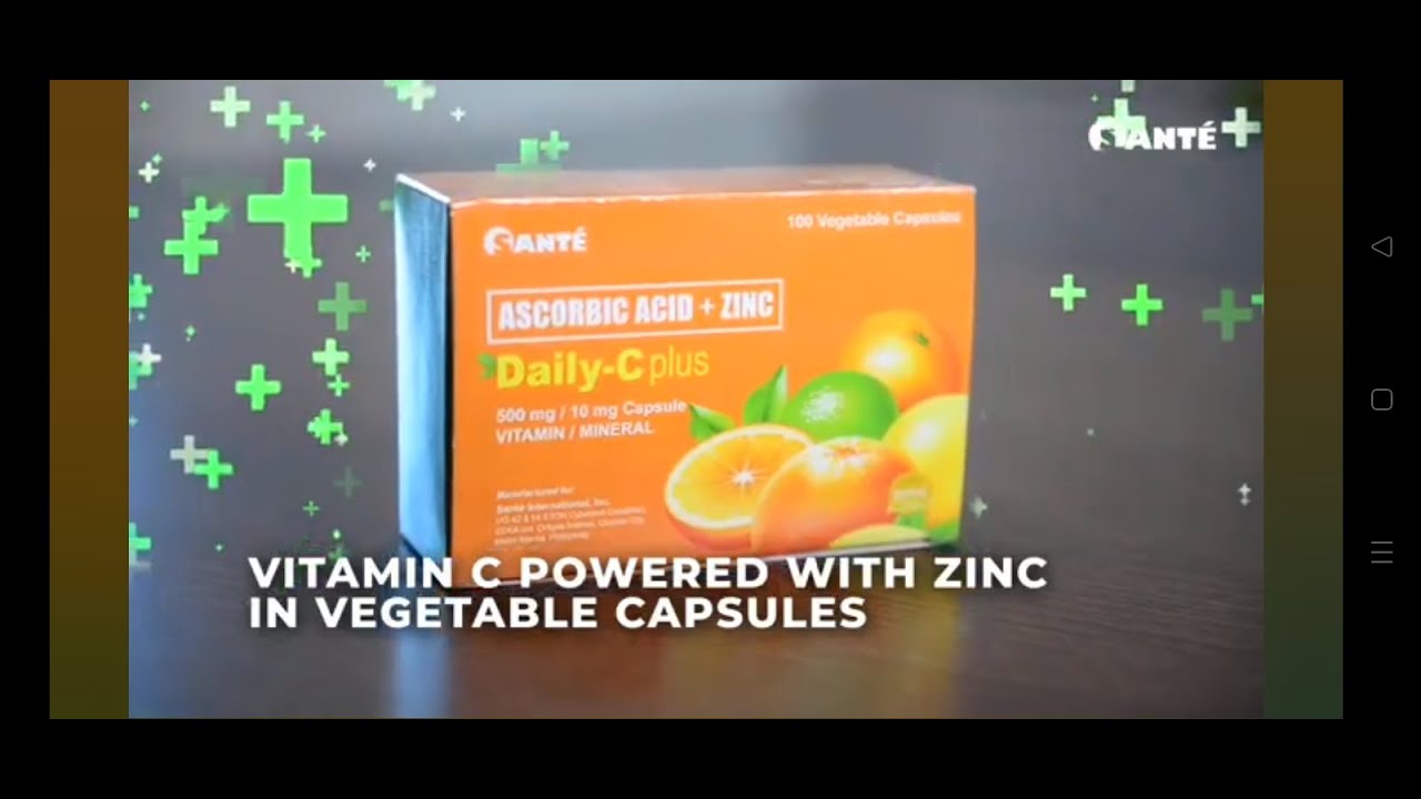 INTRODUCE NEW DAILY -C WITH ZINC - YouTube
