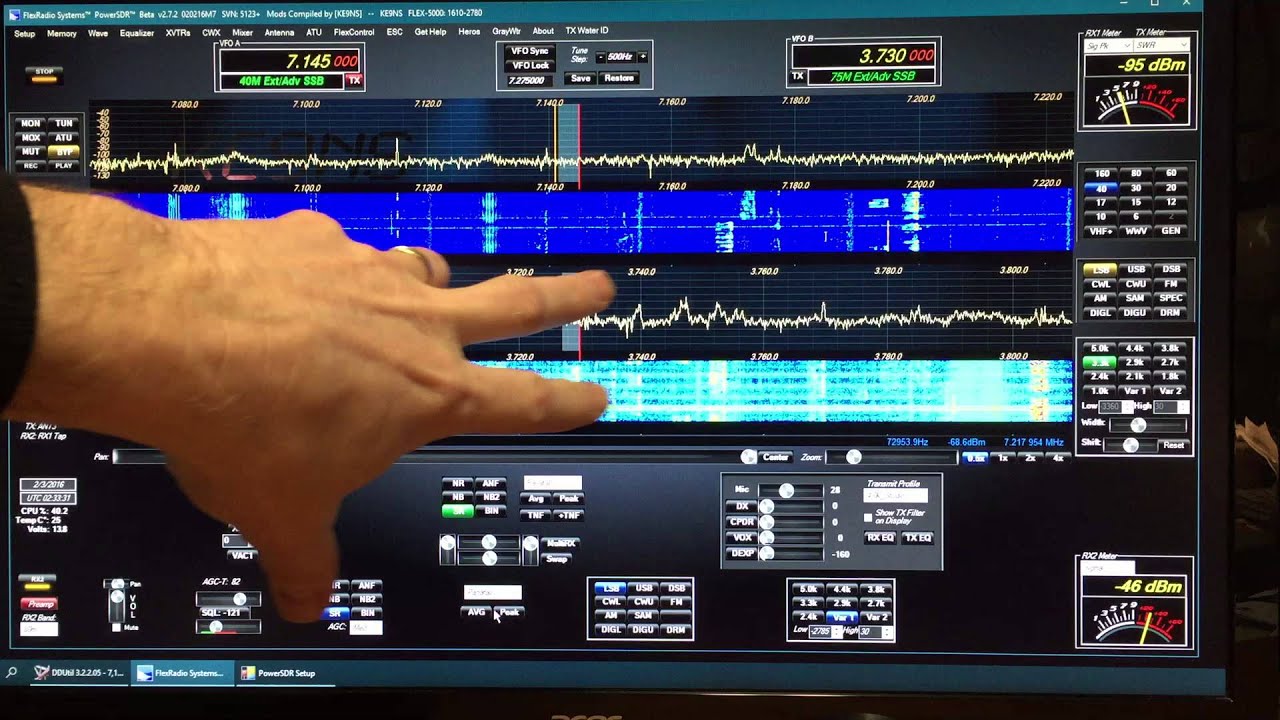 PowerSDR_2.7.2-ke9ns Rev M7 - YouTube