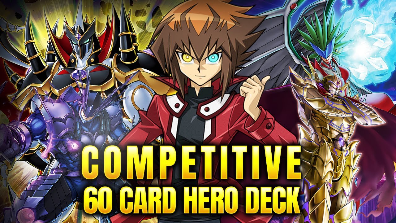 The Ultimate 60 Card HERO Deck w/ EVIL HERO Supports - YouTube
