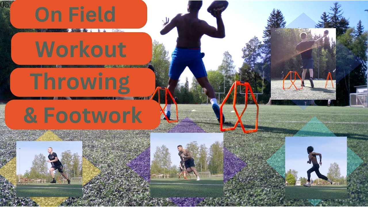 On Field Workout Throwing & Footwork - YouTube