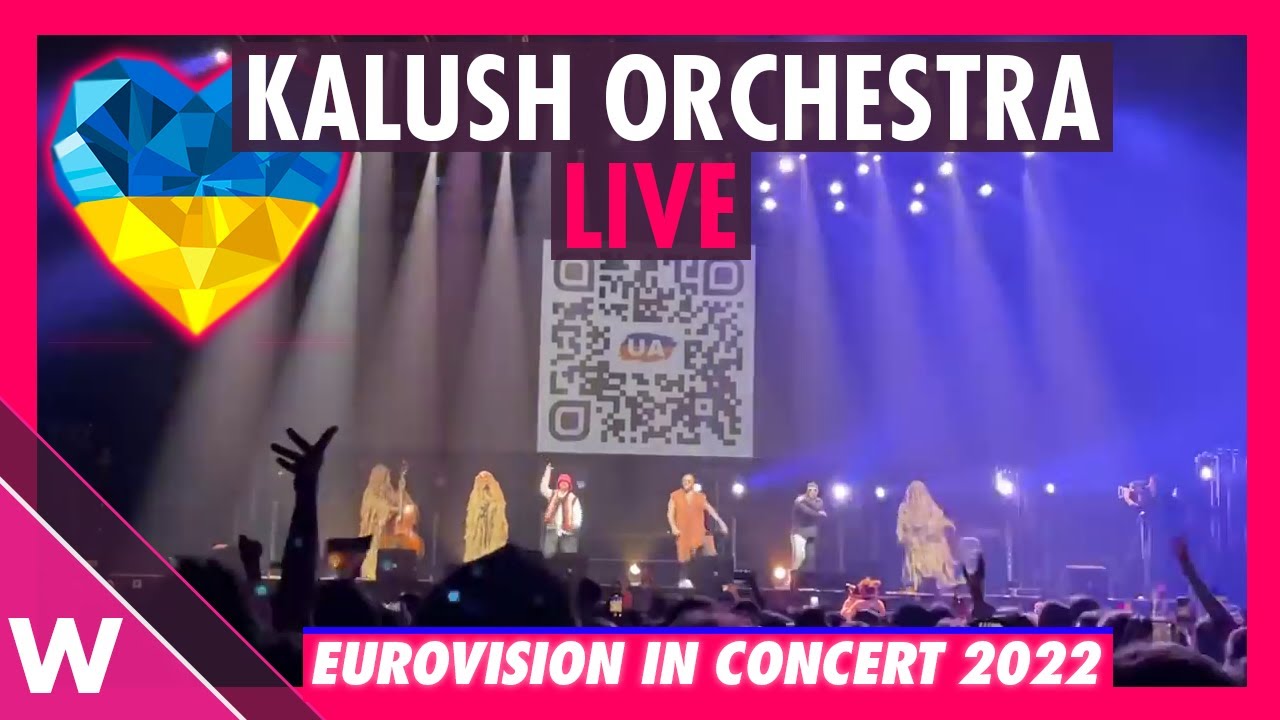 Kalush Orchestra "Stefania” (Ukraine 2022) LIVE @ Eurovision in Concert ...