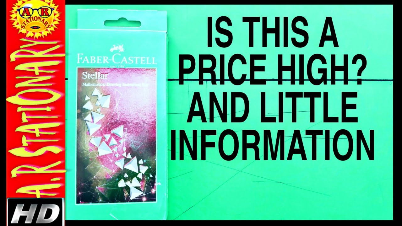 Faber Castell geometry box | stellar geometry box | geometry box | Faber Castell - YouTube