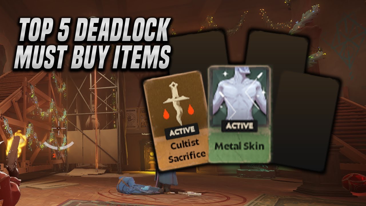TOP 5 MUST BUY DEADLOCK ITEMS! - YouTube