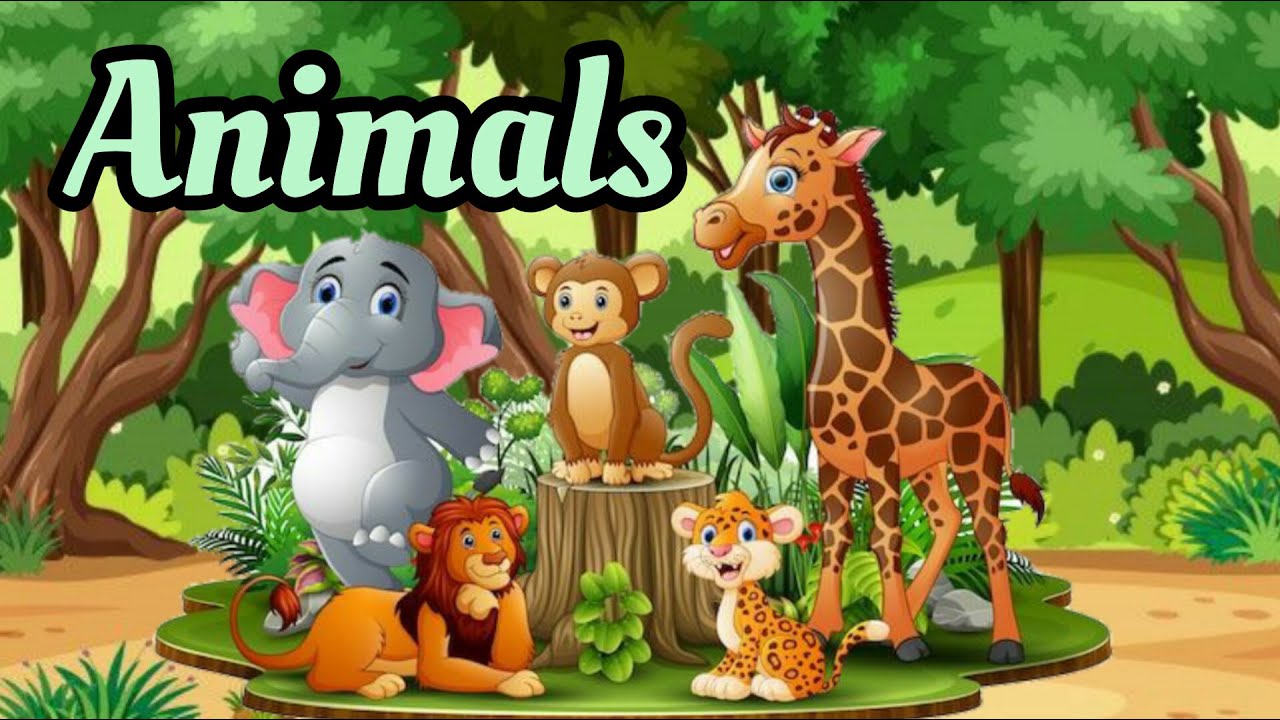 Learn animals with Happy brain kids learning | learning videos for kids ...