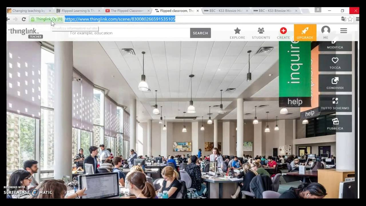 tutorial thinglink - YouTube