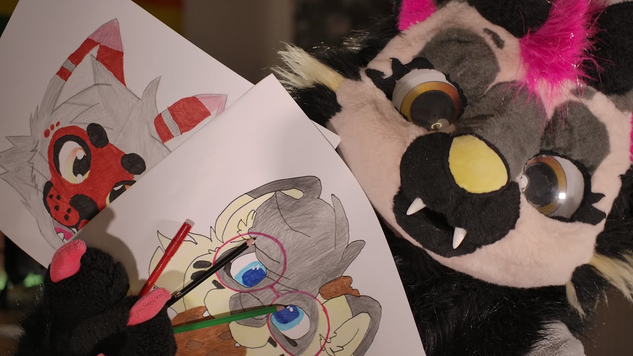 Furry Asmr Je Dessine Des Artistes Asmr Furry Youtube