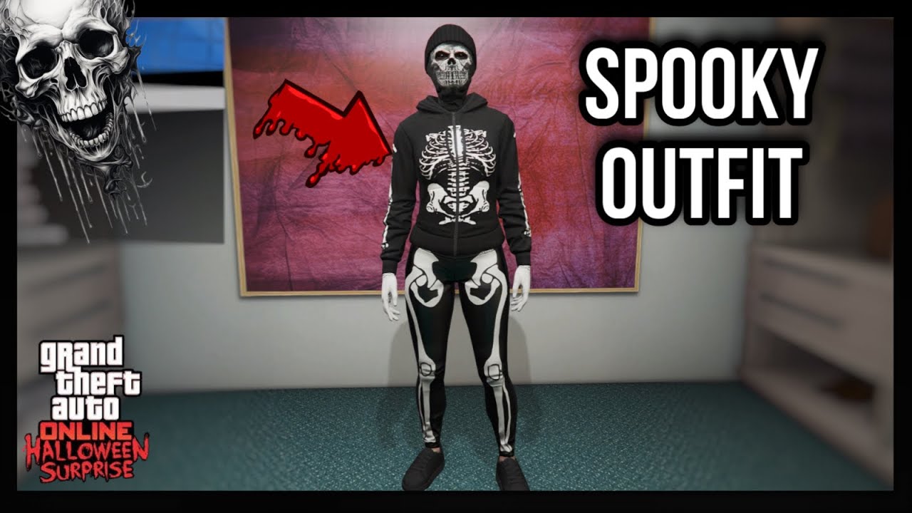 GTA 5 ONLINE - FULL FEMALE SKELETON OUTFIT TUTORIAL (FREEMODE/RNG)💀 ...