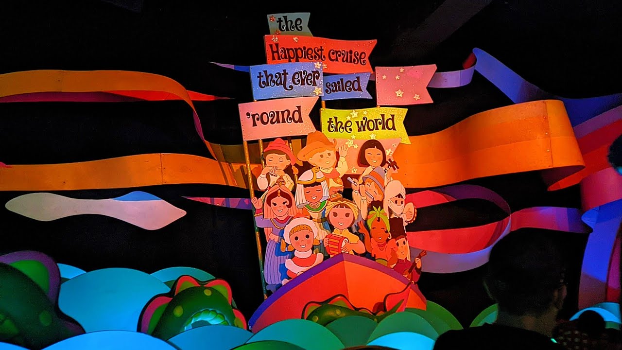"it's a small world" Disneyland Current Welcome room audio loop (2003 ...