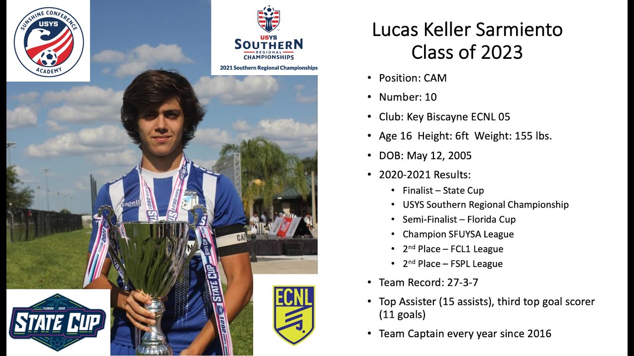 Lucas Keller Sarmiento - U16 2020-2021 Season Highlights - - YouTube