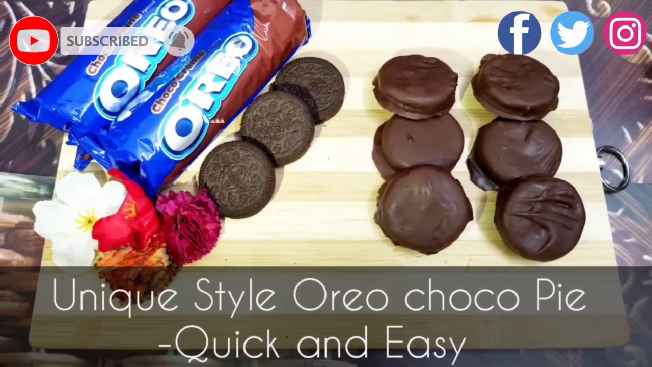 Unique style-Kids favourite Choco pie with Oreo biscutes - YouTube