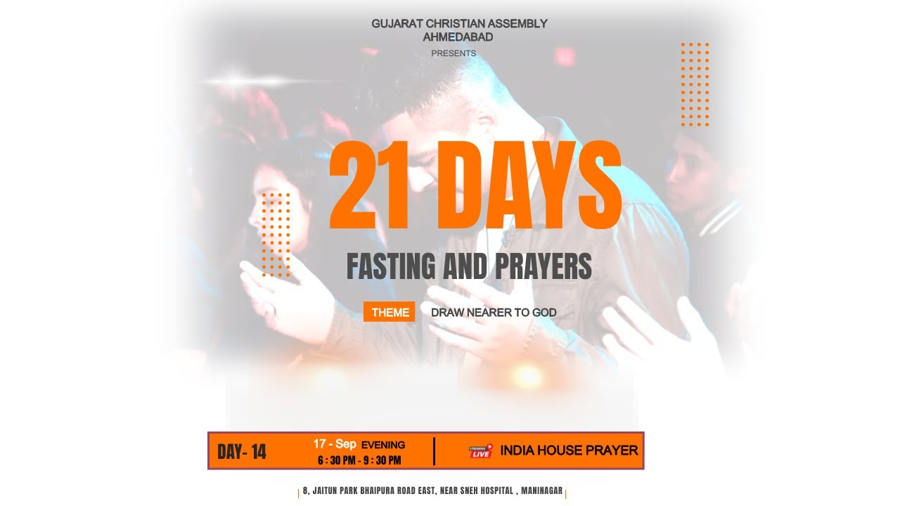 🔴21 Days FASTING & PRAYER Day - 14 | EVENING SESSION | Pr. Blesson ...