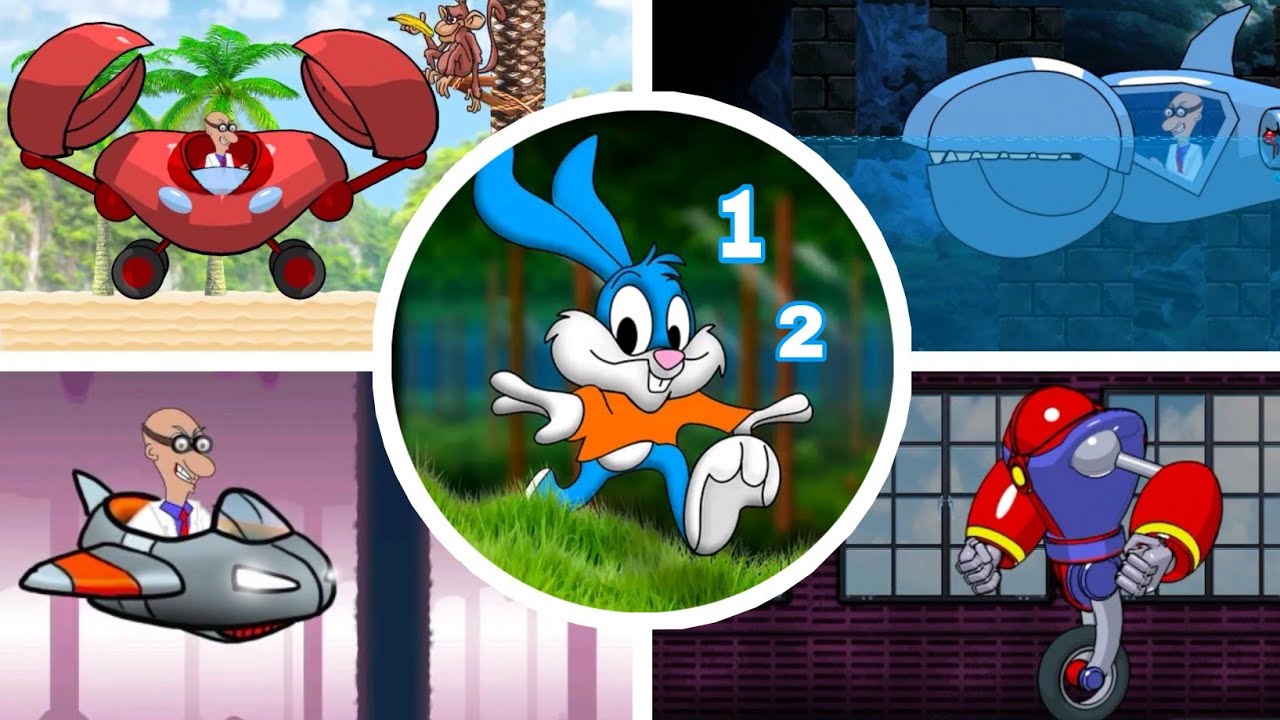 Beeny Rabbit + Beeny Rabbit 2 All Bosses - YouTube